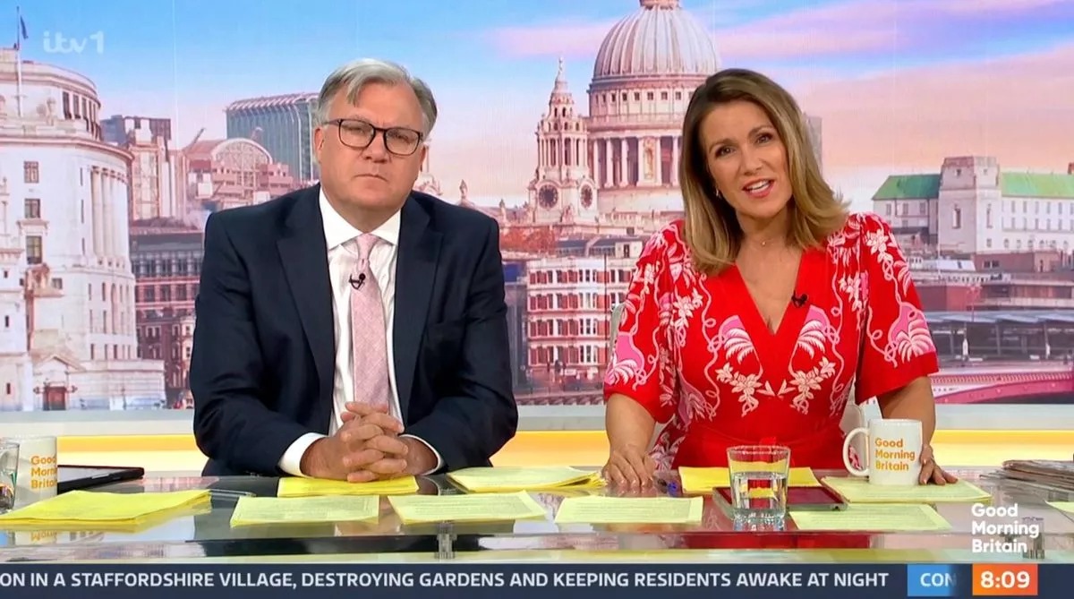 5 minutes ago SHOCK ON LIVE: Susanna Reid abruptly interrupts Good ...