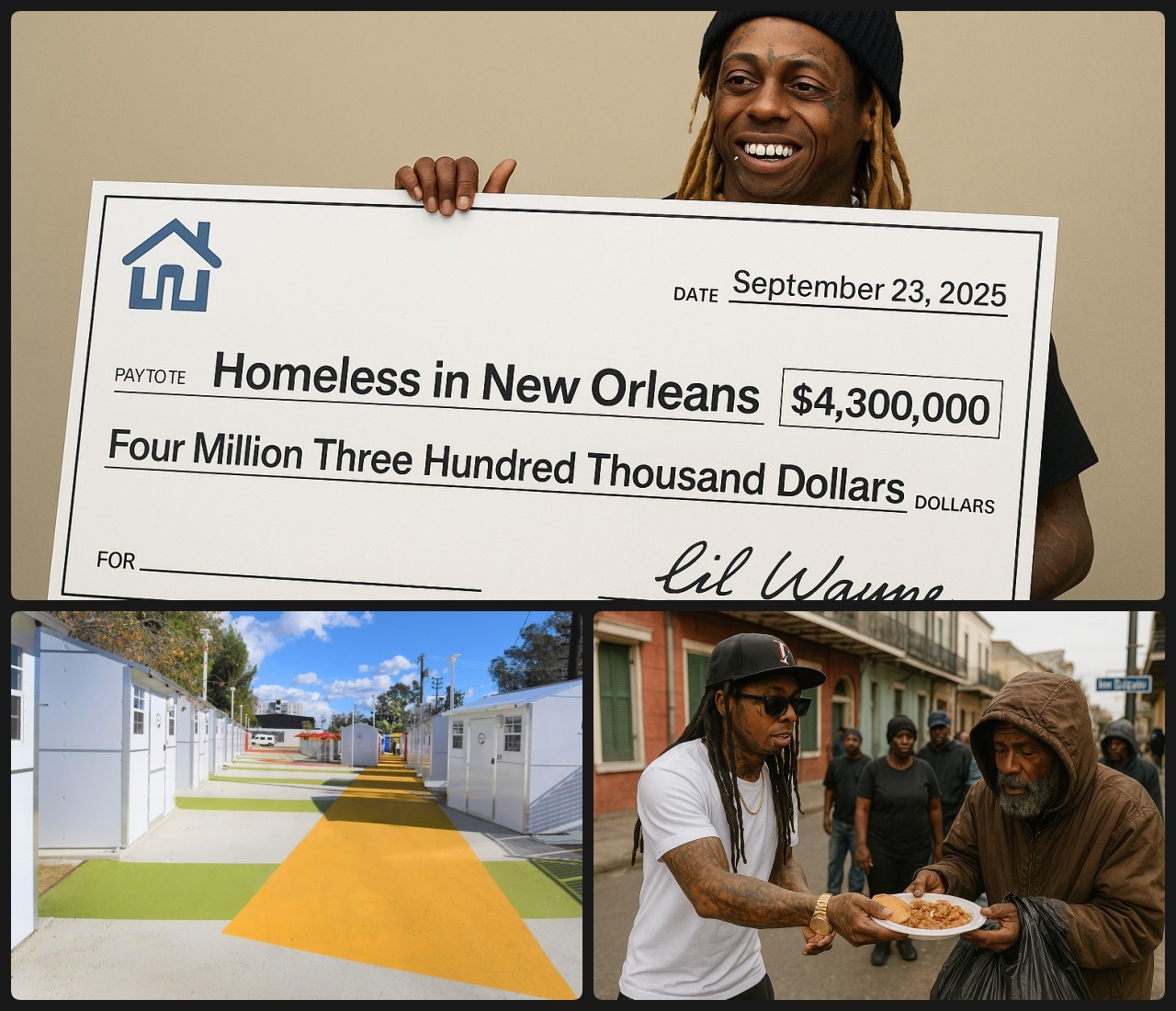 BREAKING NEWS: Lil Wayne has just raised over $4.3 MILLION 💵 to support ...